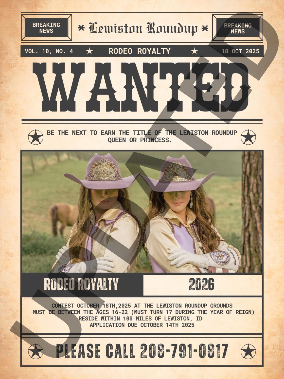 The Lewiston Roundup - She's Wild!