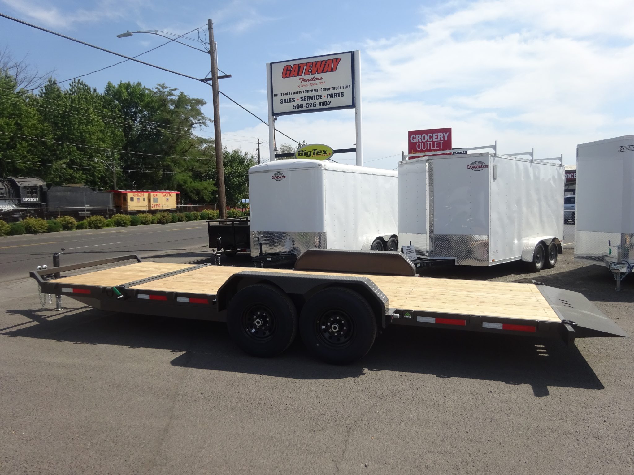 2024 Summit 7’x20′ Cascade Split Tilt *** FULL WEDGE RAMP *** | Gateway ...