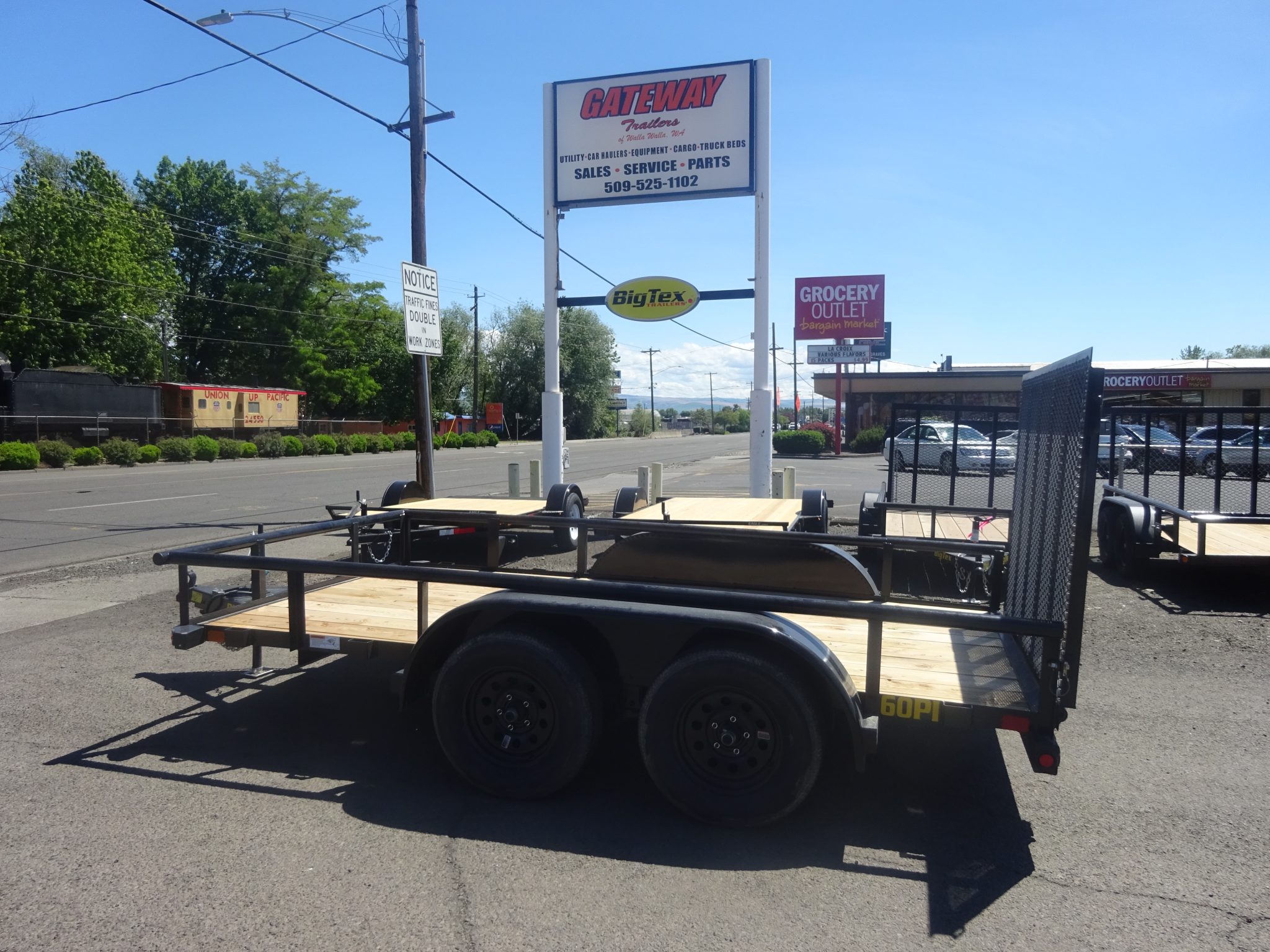 2026 Big Tex 77″x12′ 60PI Utility Trailer *** 48″ DROP DOWN RAMP ...