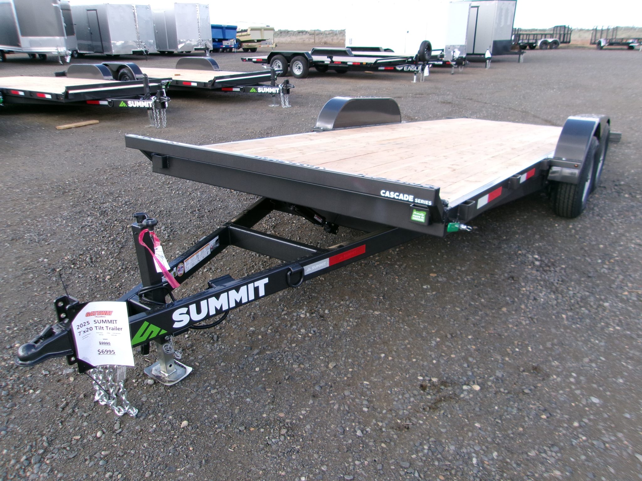 2025 Summit 7’x20′ 10K Cascade Tilt Trailer *** FULL WEDGE APPROACH ...