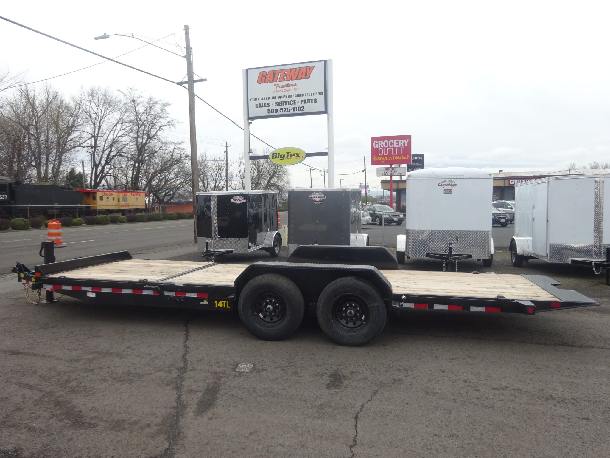 2026 Big Tex 80″x22′ 14TL Split Tilt Trailer *** REMOVABLE FENDERS ...